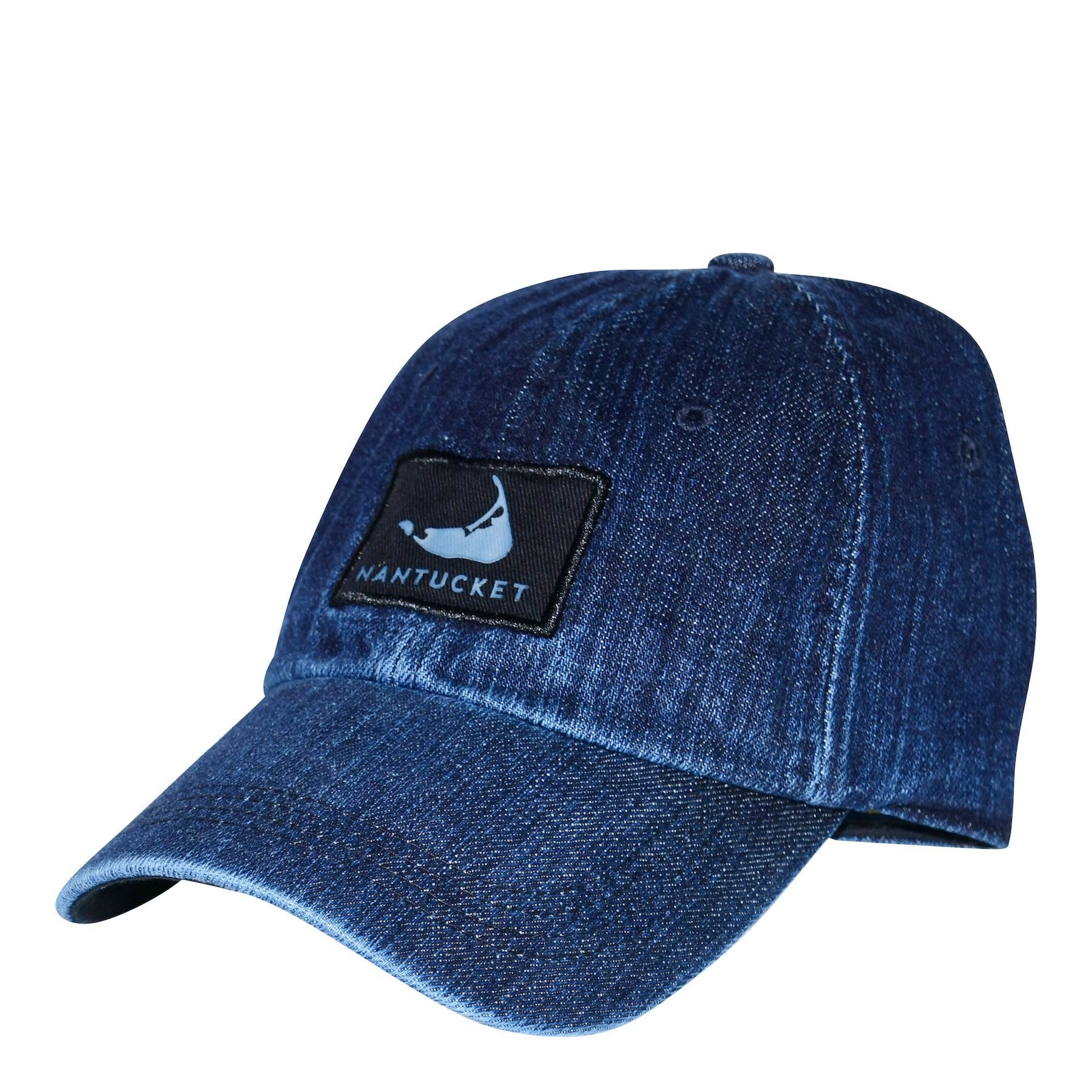 Nantucket Label Dark Denim Hat – Nantucket Boat Basin Authentic Shop