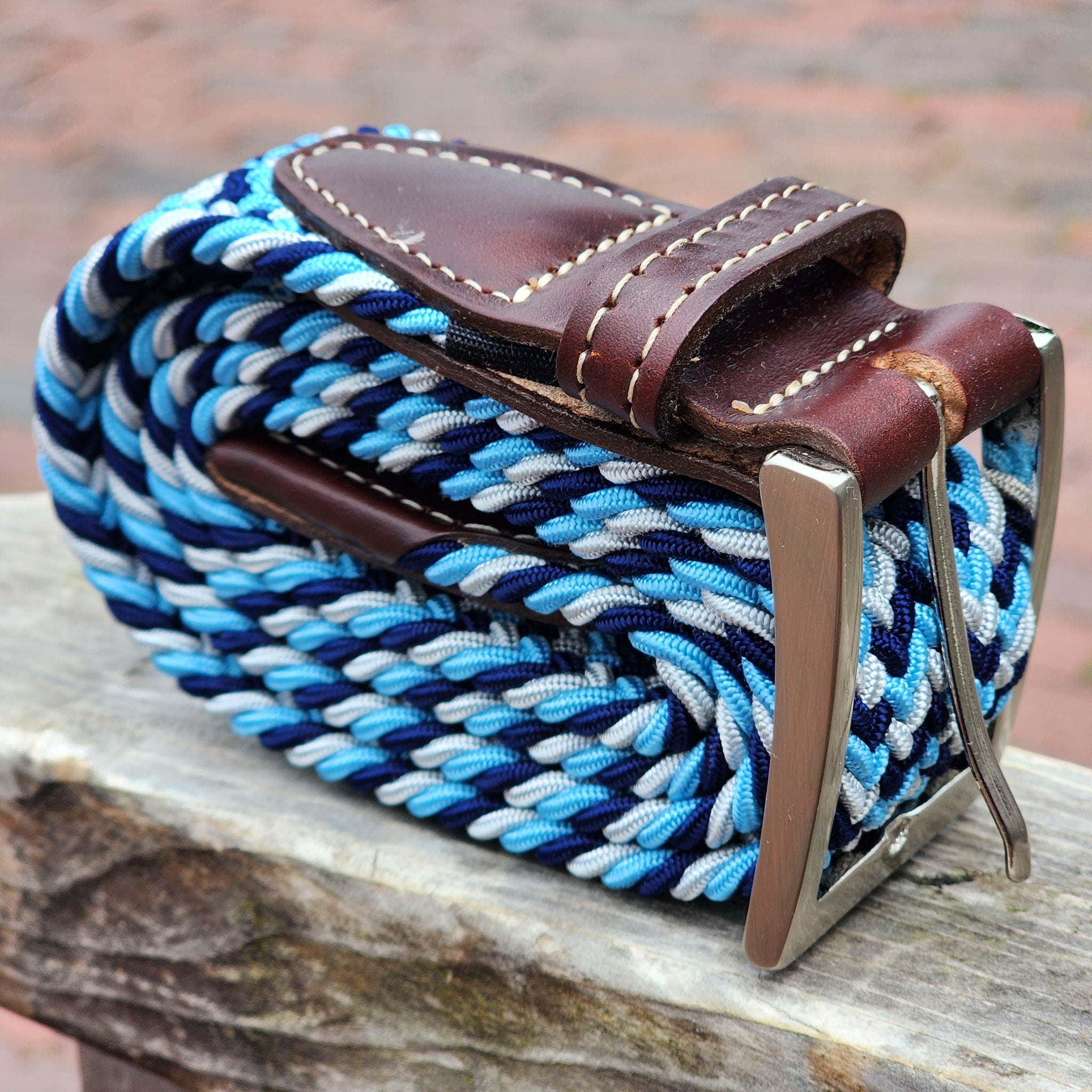 Braided Leather Belt – Nantucket Boat Basin Authentic Shop